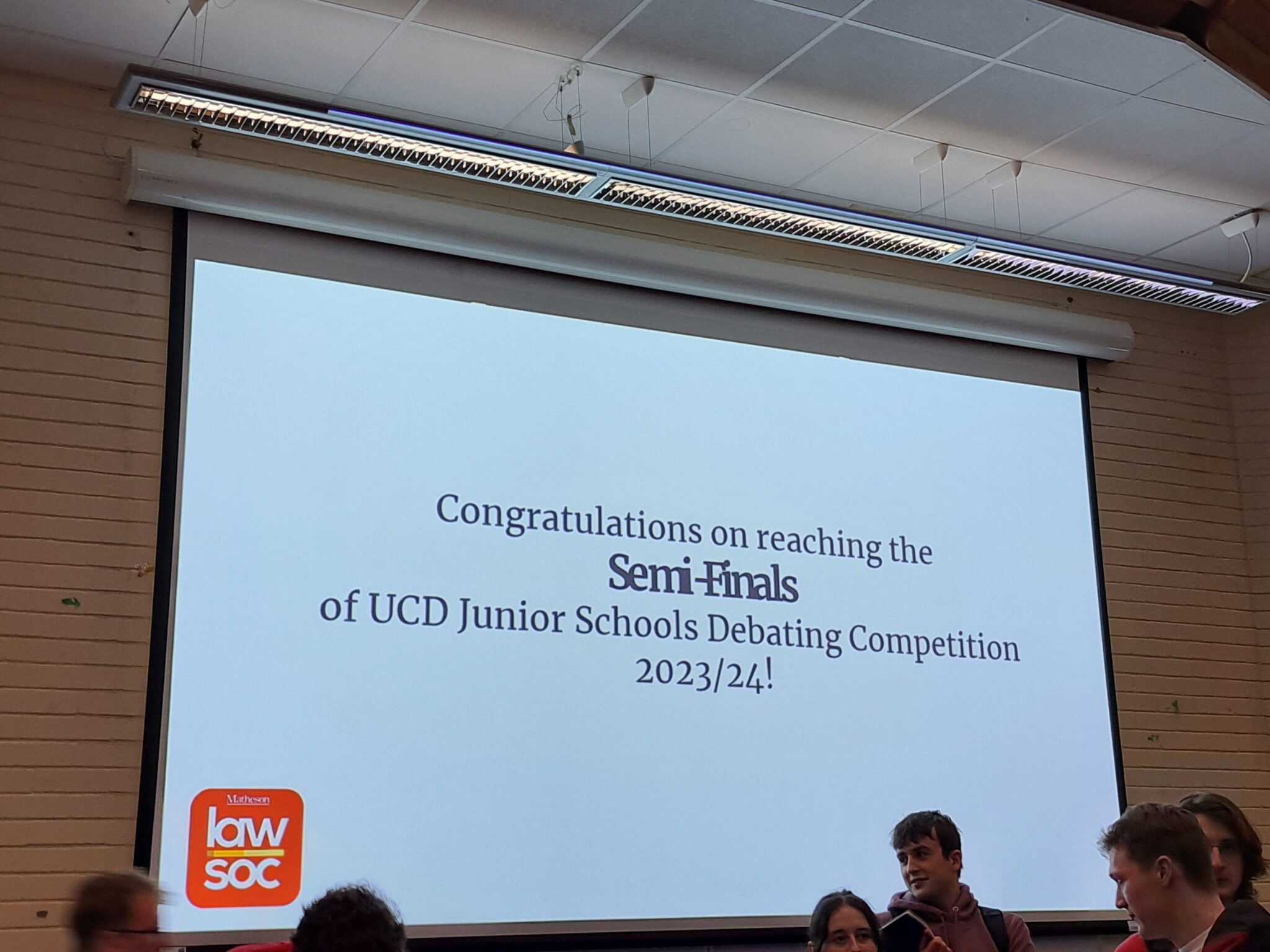 UCD Leinster Junior Schools Debate Competition – Loreto Secondary School